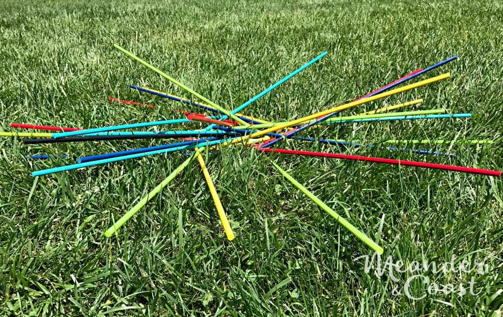 Make a Pick Up Sticks Giant Outdoor Game - Meander & Coast
